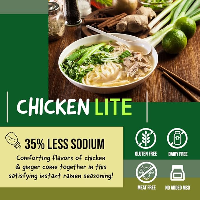 Ramen Seasoning Chicken Lite (Less Sodium) - The Ramen Bae
