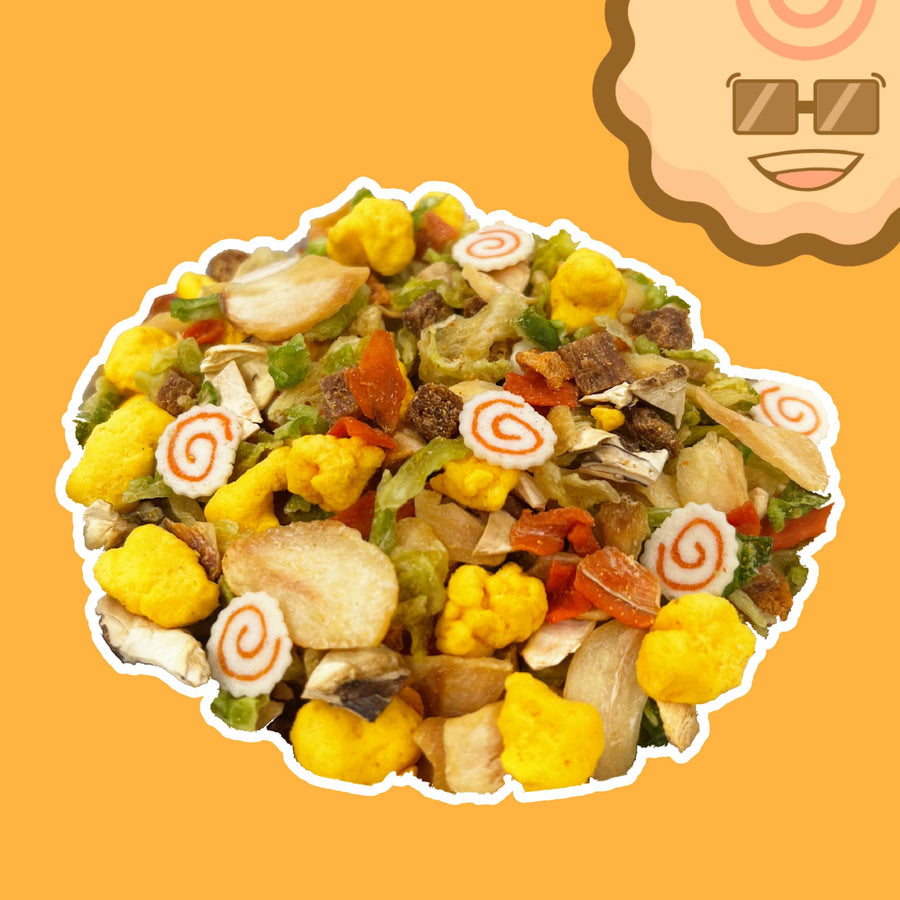 Just cook toppings together with your noodles or let it rehydrate in ...